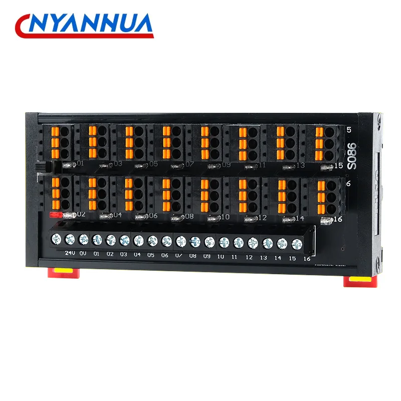 Din Rail PLC Transfer Module Sensor Terminal Block 2-wire 3-wire NPN ...