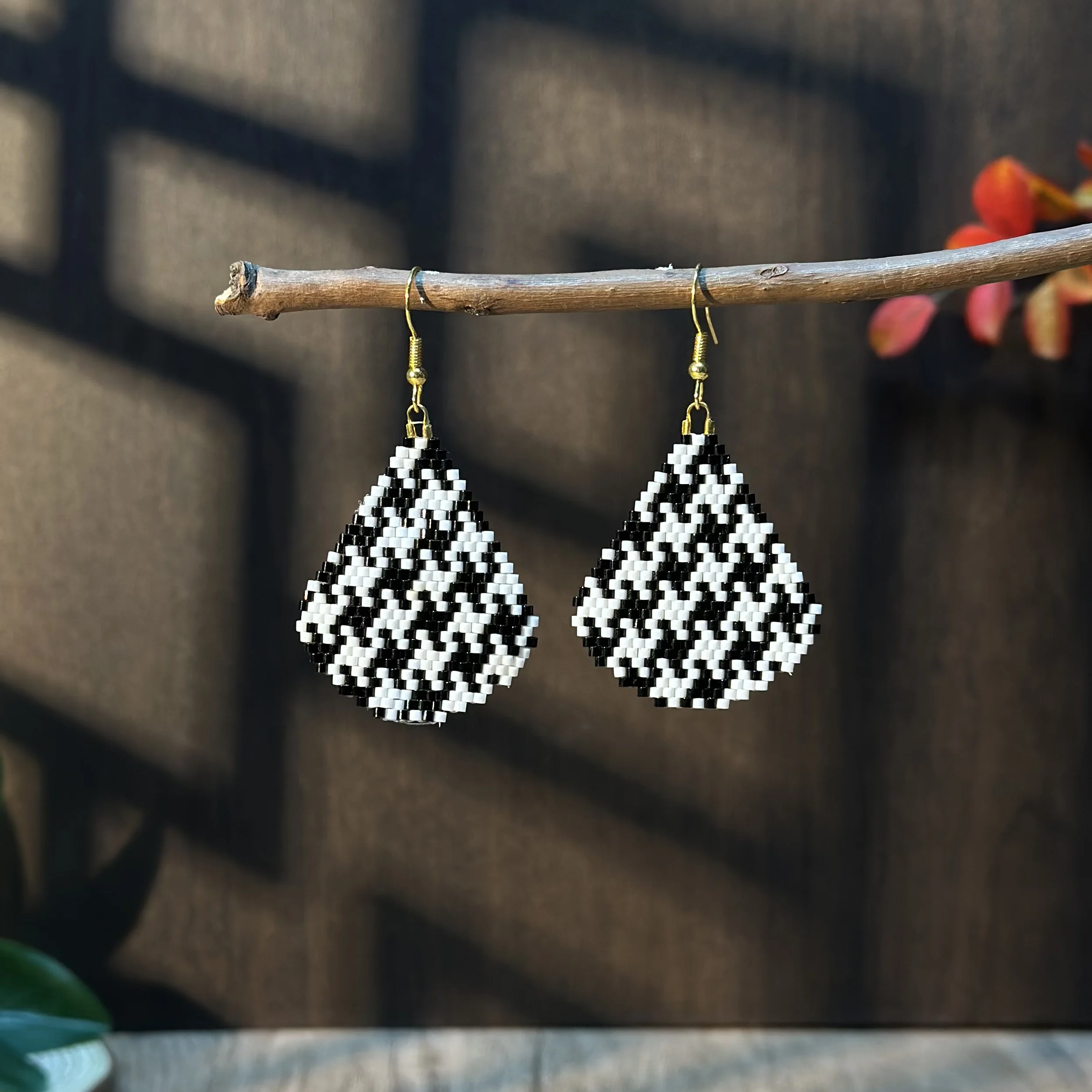 AHAYA Official Original Bohemian Style MIYUKI Seed Bead Earrings 100% ...