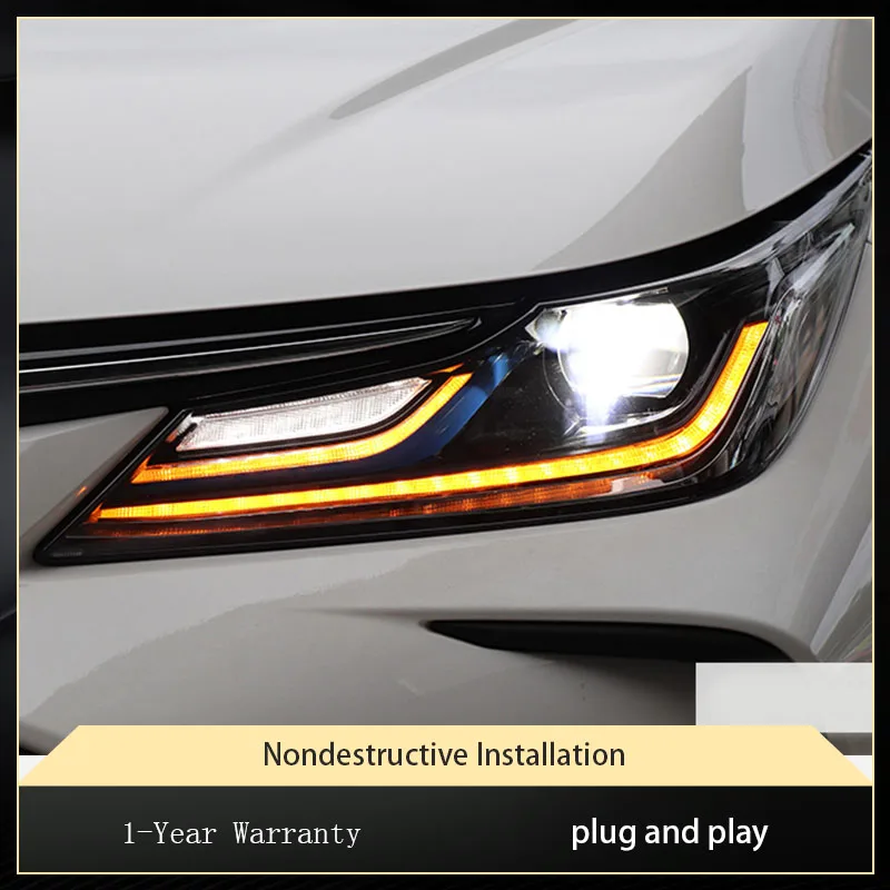 Car-Styling-For-Toyota-Corolla-2019-2020-2021-Headlight-Full-LED-Head ...
