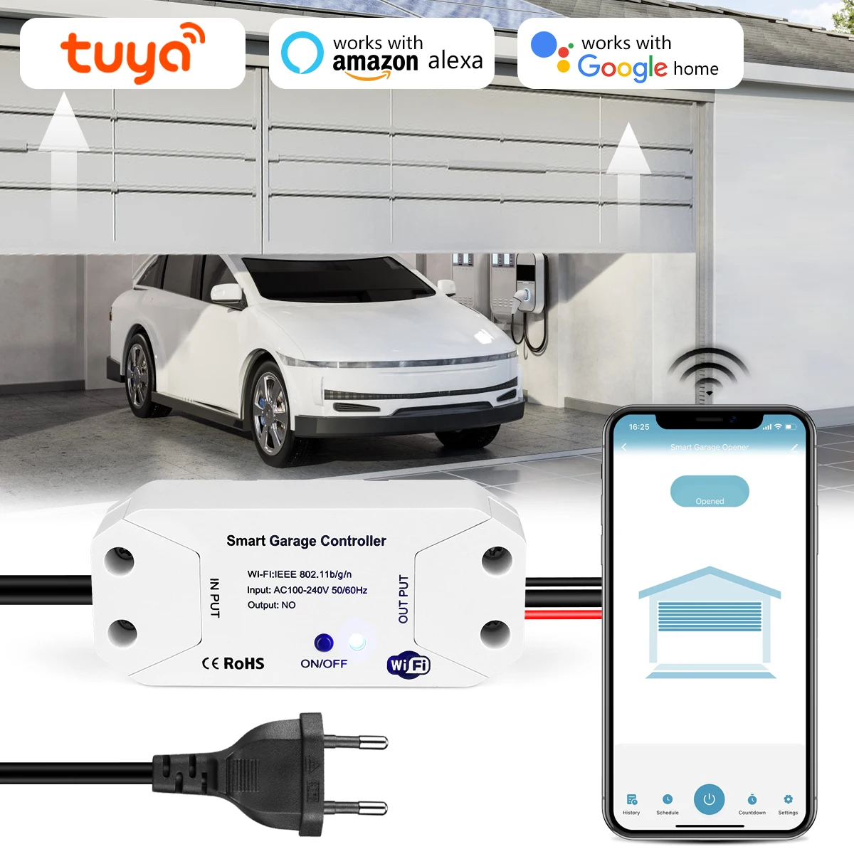 Tuya-Wireless-WiFi-Smart-Switch-Garage-Door-Sensor-Opener-Controller ...