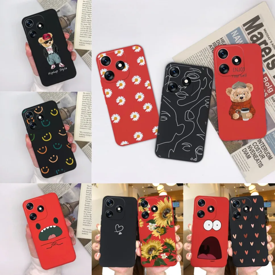 For-Tecno-Spark-10-10C-10-Pro-4G-5G-Phone-Cases-Soft-Silicone-Luxury ...