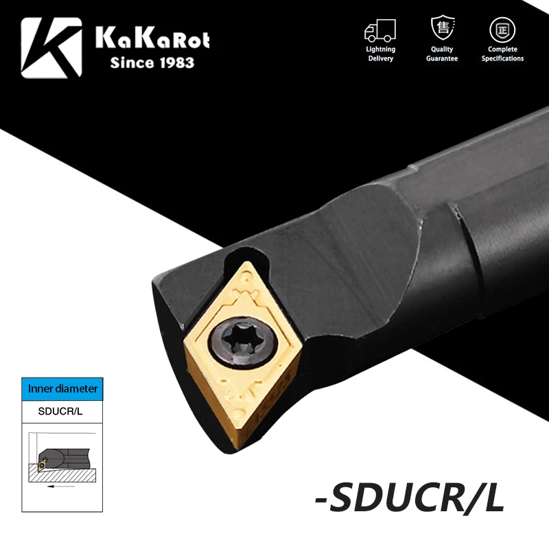 KaKarot Internal Turning Tool Holder S08K S10K S12M S14N S16Q SDUCR SDUCR07 Boring Bar Carbide ...