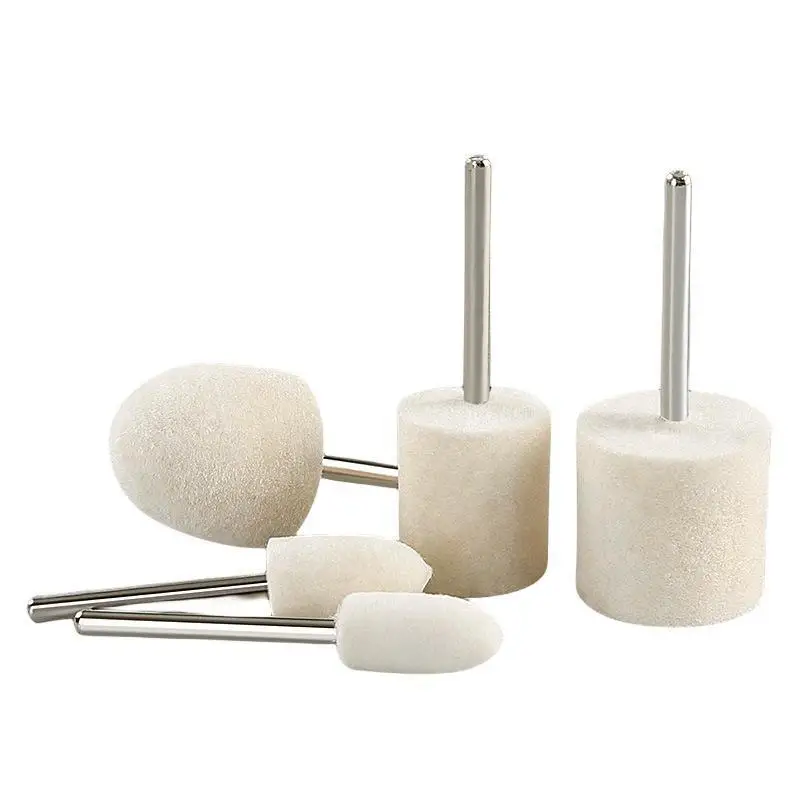10Pcs-Wool-Felt-Mounted-Polishing-Buffing-Wheels-3-20mm-Grinding-Bits ...