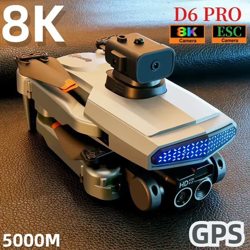 New-8K-Mini-D6-Drone-Professional-Electric-Adjustment-Dual-Camera-Photography-Optical-Five-way ...