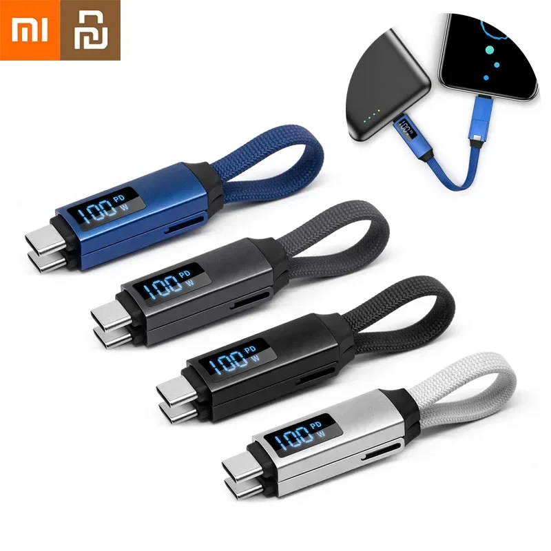 Xiaomi-Youpin-PD-100W-Keychain-USB-Type-C-Fast-Charging-Data-Cable-For ...