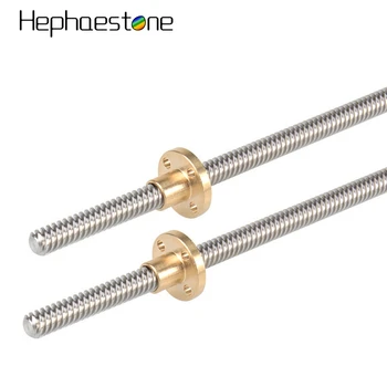 T8 Lead Screw THSL-300-8D Trapezoidal Rod T8 CNC 3D Printer Lead Screw ...