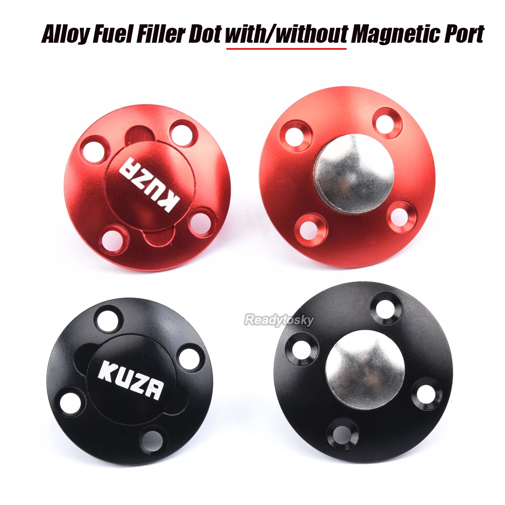 CNC Alloy Fuel Filler Dot with or without Magnetic Plug Port for RC ...