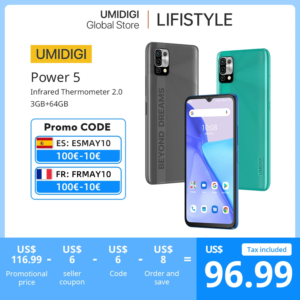 Smartphone 5 Version Global | Android Smartphone Umidigi | Phone ...