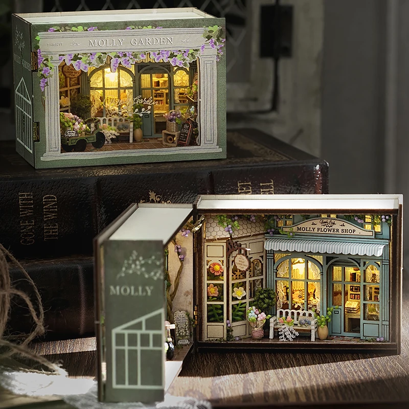 Mini-Doll-House-DIY-Small-House-3D-Puzzle-Assembly-Building-Model-Toys ...