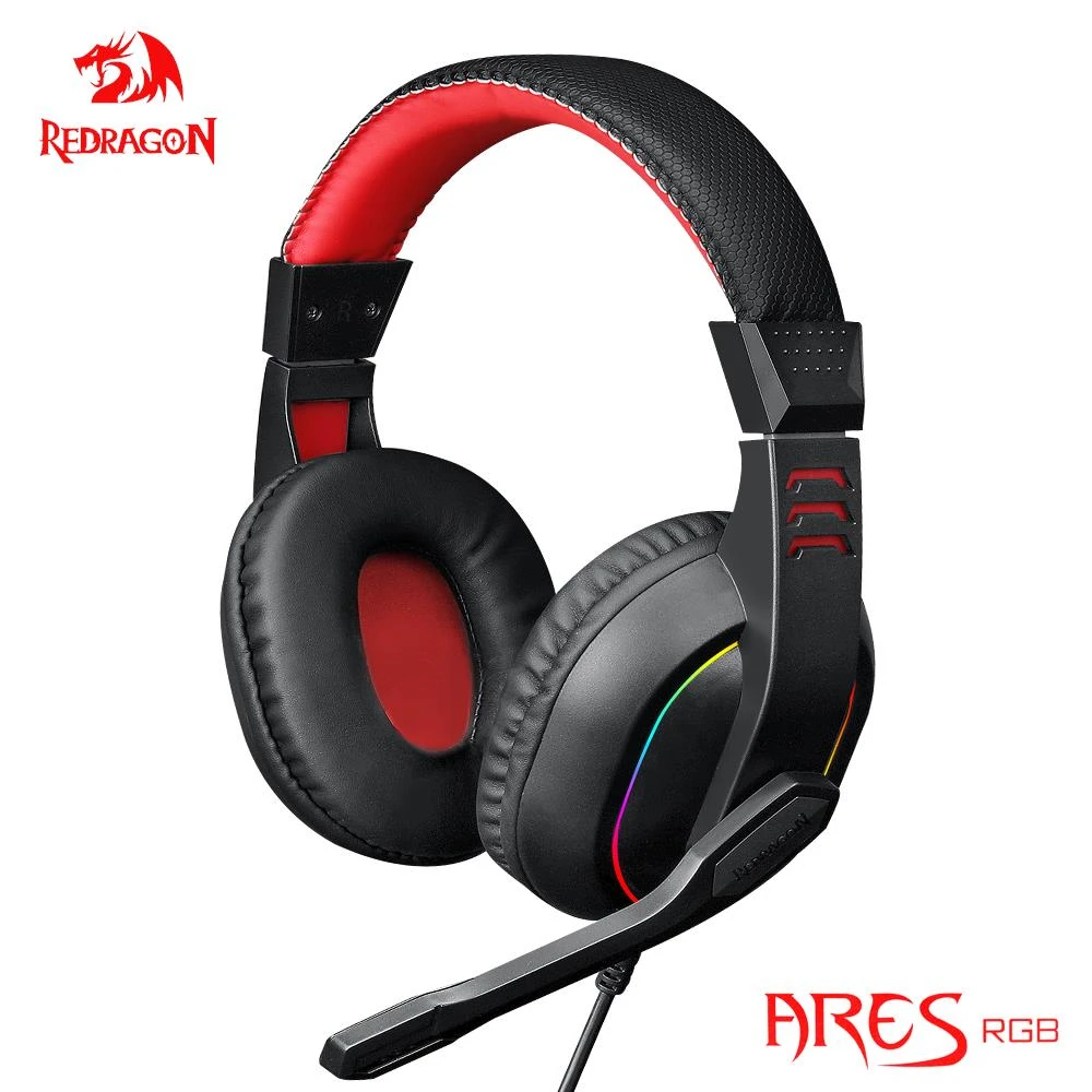 Headset Gamer Redragon Ares H120 | Gaming Headphones Pc Redragon - H120 ...