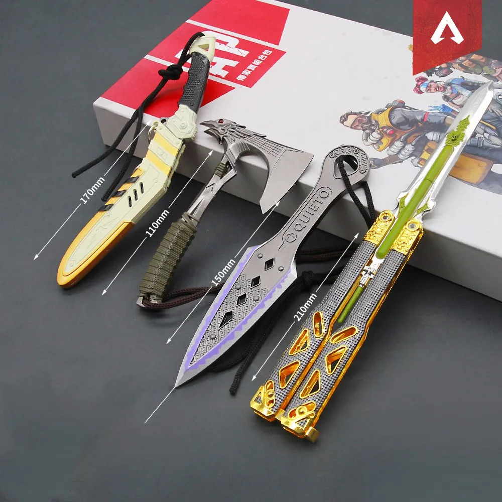 Apex Legends Heirloom Octane Weapon Box Model Butterfly Knife Kunai ...