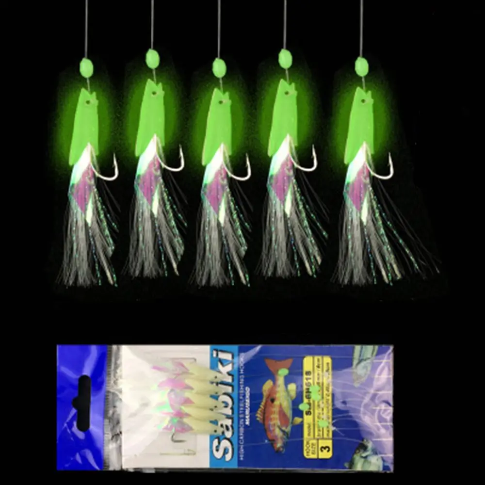 5Pcs-Fishing-Sabiki-Samodur-Rigs-Baits-Luminous-Japan-Luminous-Japan ...