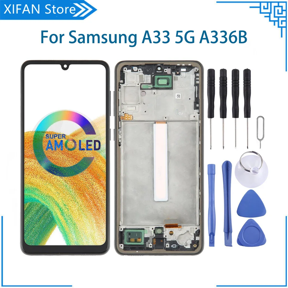 Original-Super-Amoled-For-A33-5G-LCD-with-Frame-For-Samsung-Galaxy-A336 ...