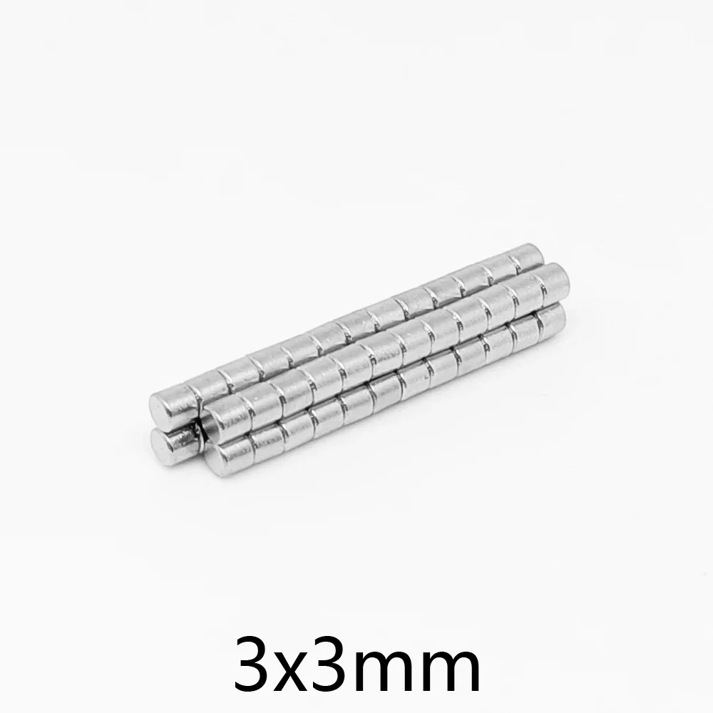 3x3 Mini Small Disc Search Magnet 3mmX3mm Bulk Round Magnets 3x3mm For ...