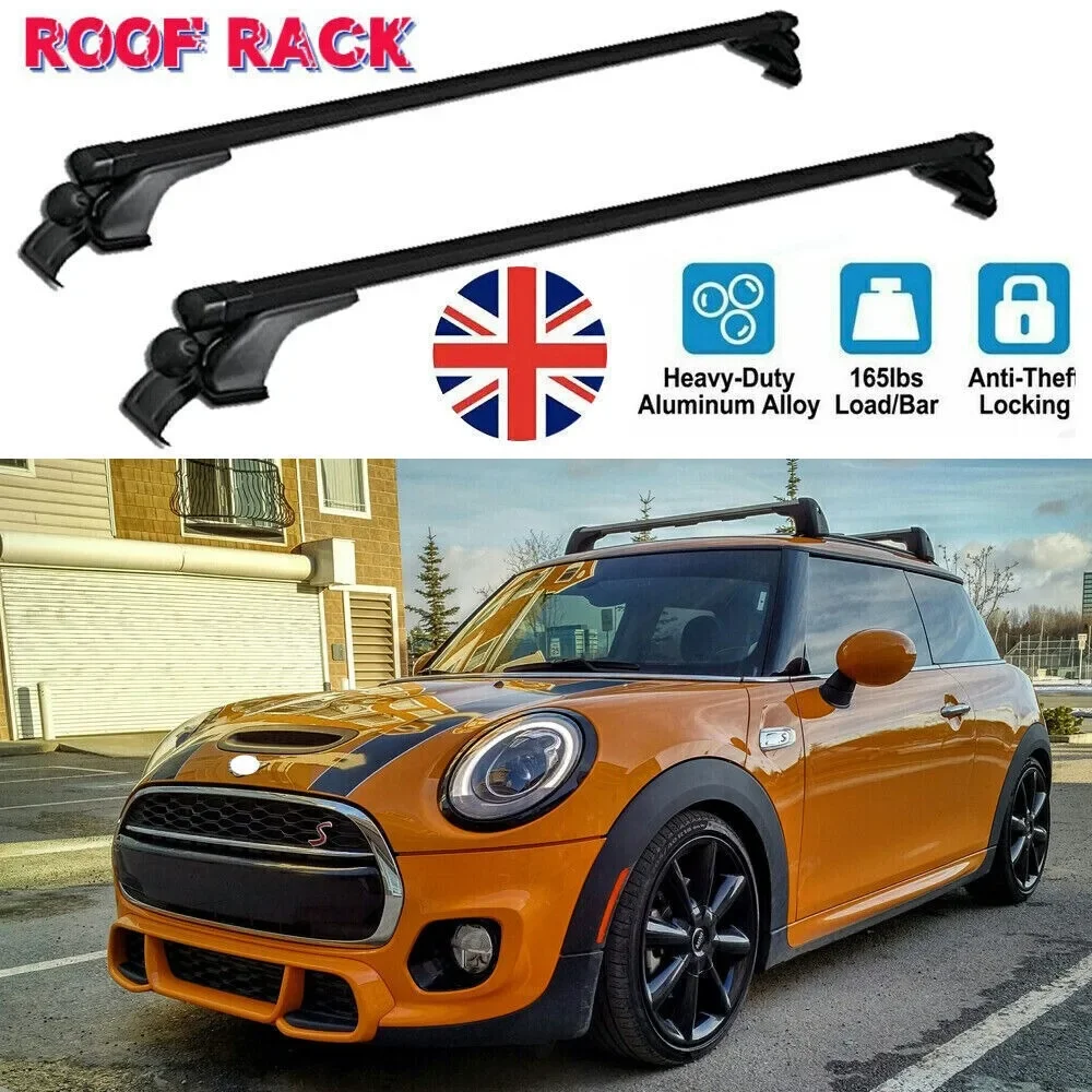 FOR-MINI-COOPER-01-13-ROOF-RACK-RAIL-CROSS-BARS-HIGH-STRENGTH-UPGRADE ...