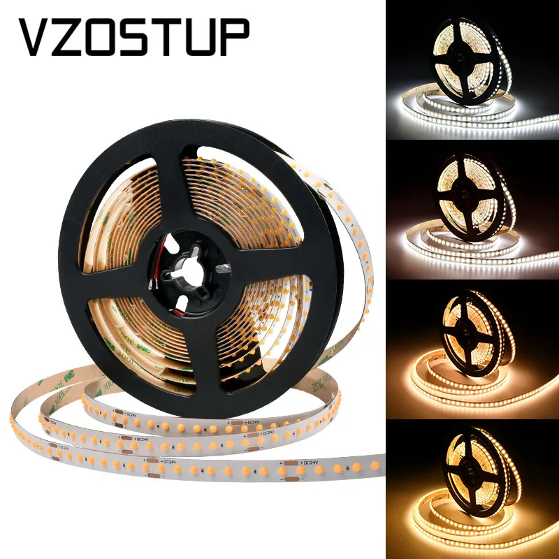 160LEDs DOT COB Tape Lights High Density Flexible RA90 Warm Nature Cold ...