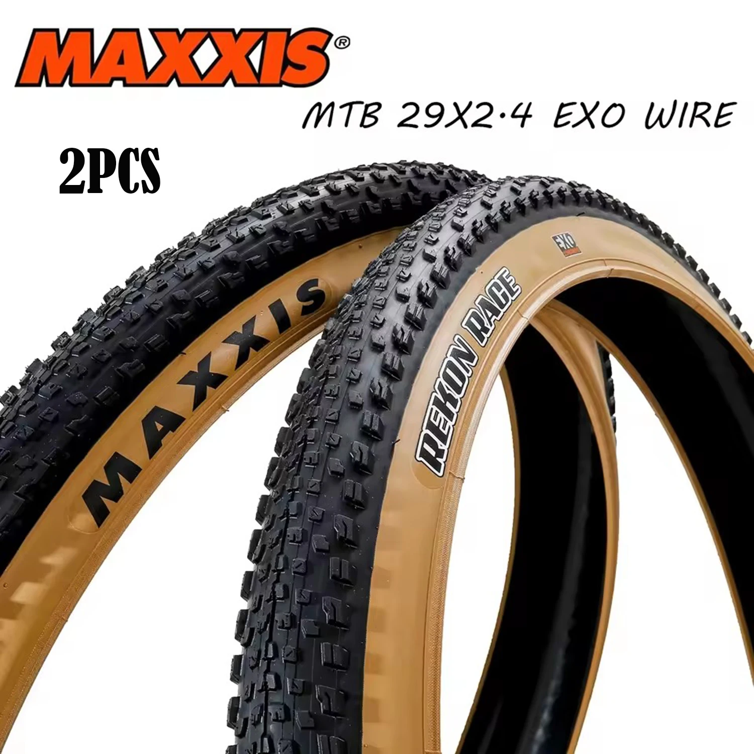 2PCS MAXXIS 29 MTB Bicycle Tire 27.5x2.25 29x2.25 REKON RACE EXO Tires ...