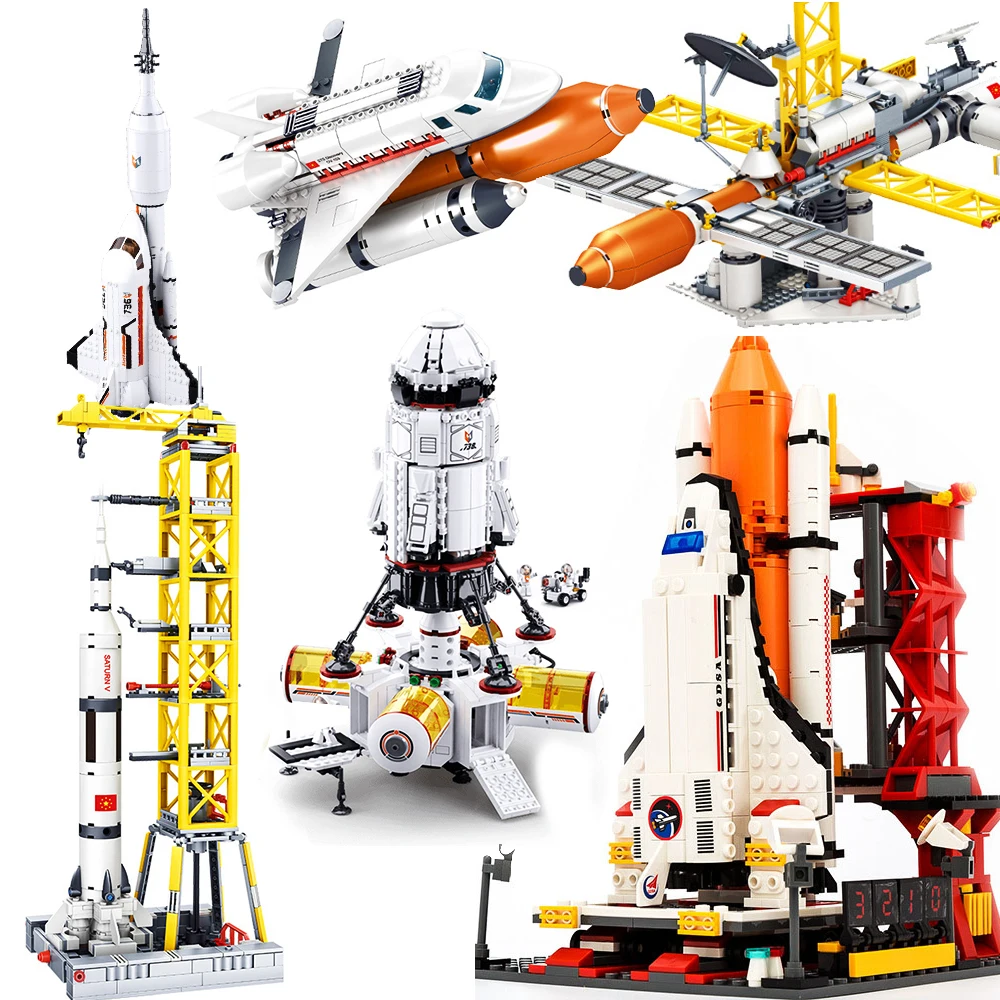 Space Shuttle Launch Center Lunar Lander Model Building Blocks ...