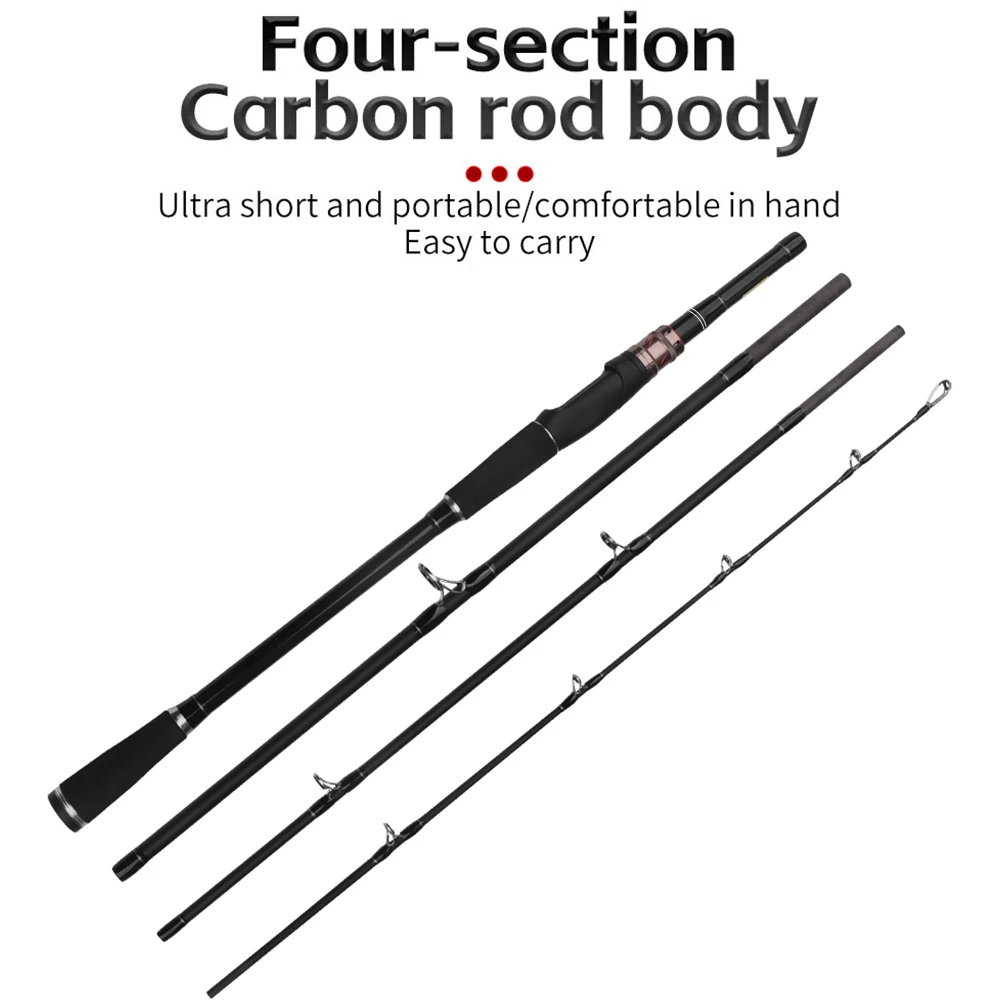 4-Sections-Lure-Fishing-Rod-Spinning-Casting-Fishing-Pole-H-Power ...