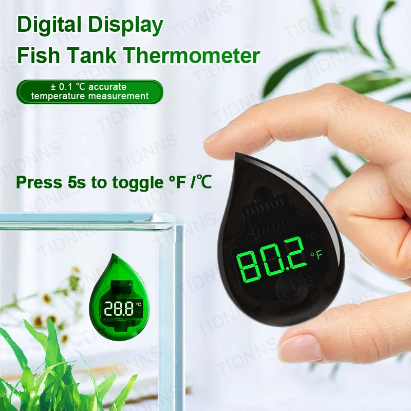 New-Aquarium-Self-Adhesive-Thermometer-LCD-Digital-Fish-Tank-Mini ...
