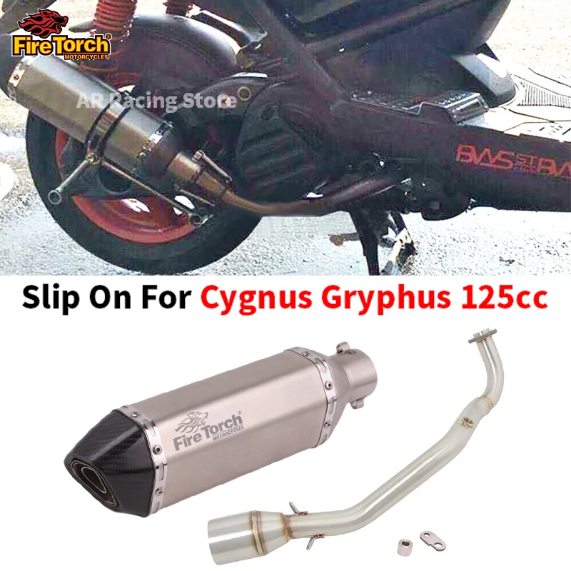 Slip-On-For-YAMAHA-Cygnus-Gryphus-125cc-Full-System-Motorcycle-Exhaust ...
