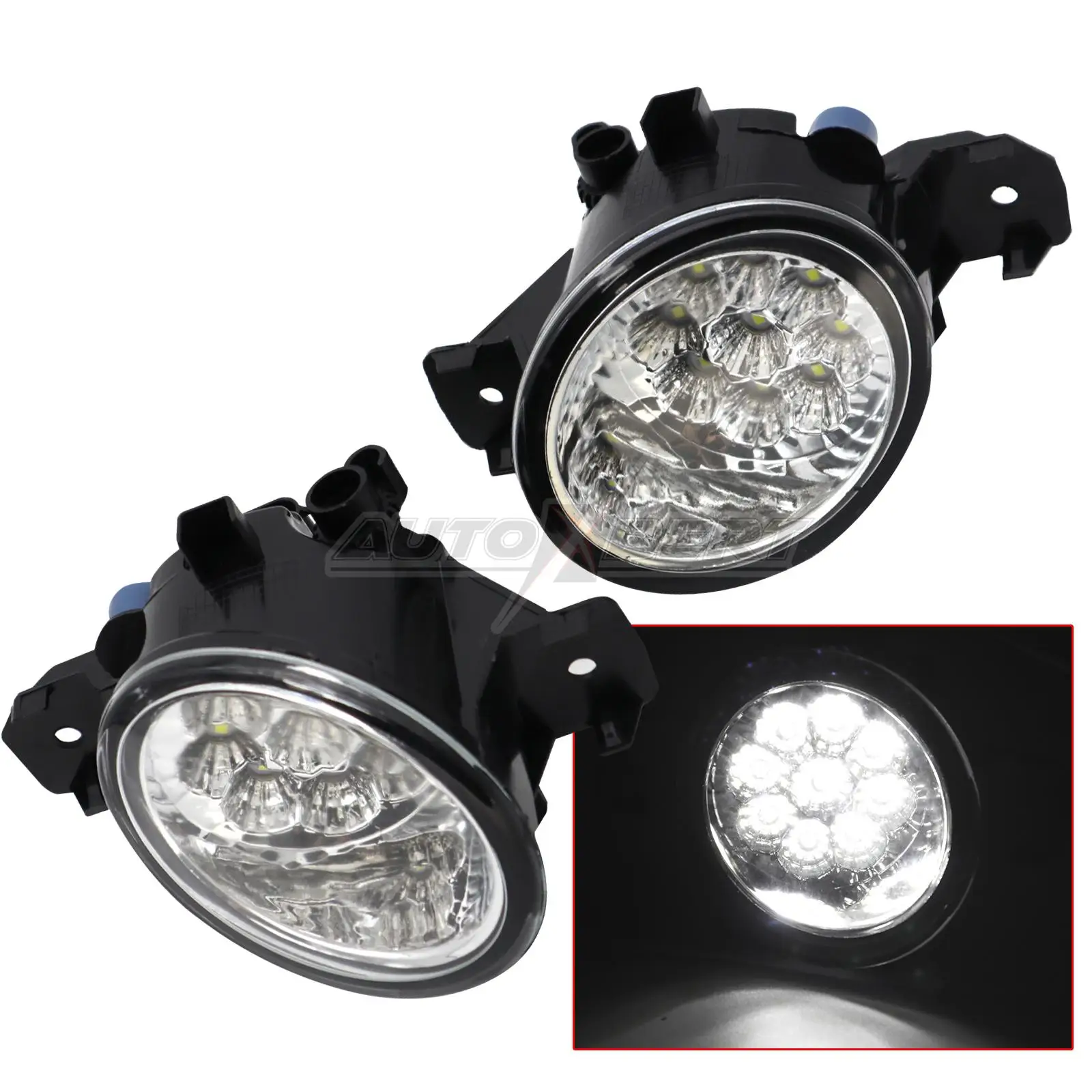 LED Fog Light Car Front Bumper Fog Lamp 5W White For Renault Clio 2 3 ...