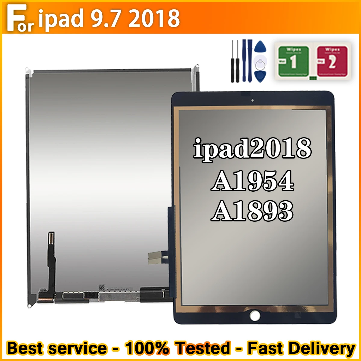 LCD-Or-Touch-For-iPad-6-6th-Gen-2018-A1893-A1954-Touch-Screen-Digitizer ...