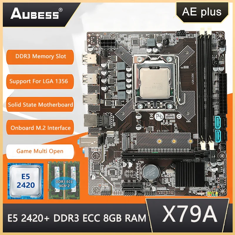 Aubess X79A Motherboard Set Kit With Xeon E5 2420V2 CPU Processor 2*16G ...