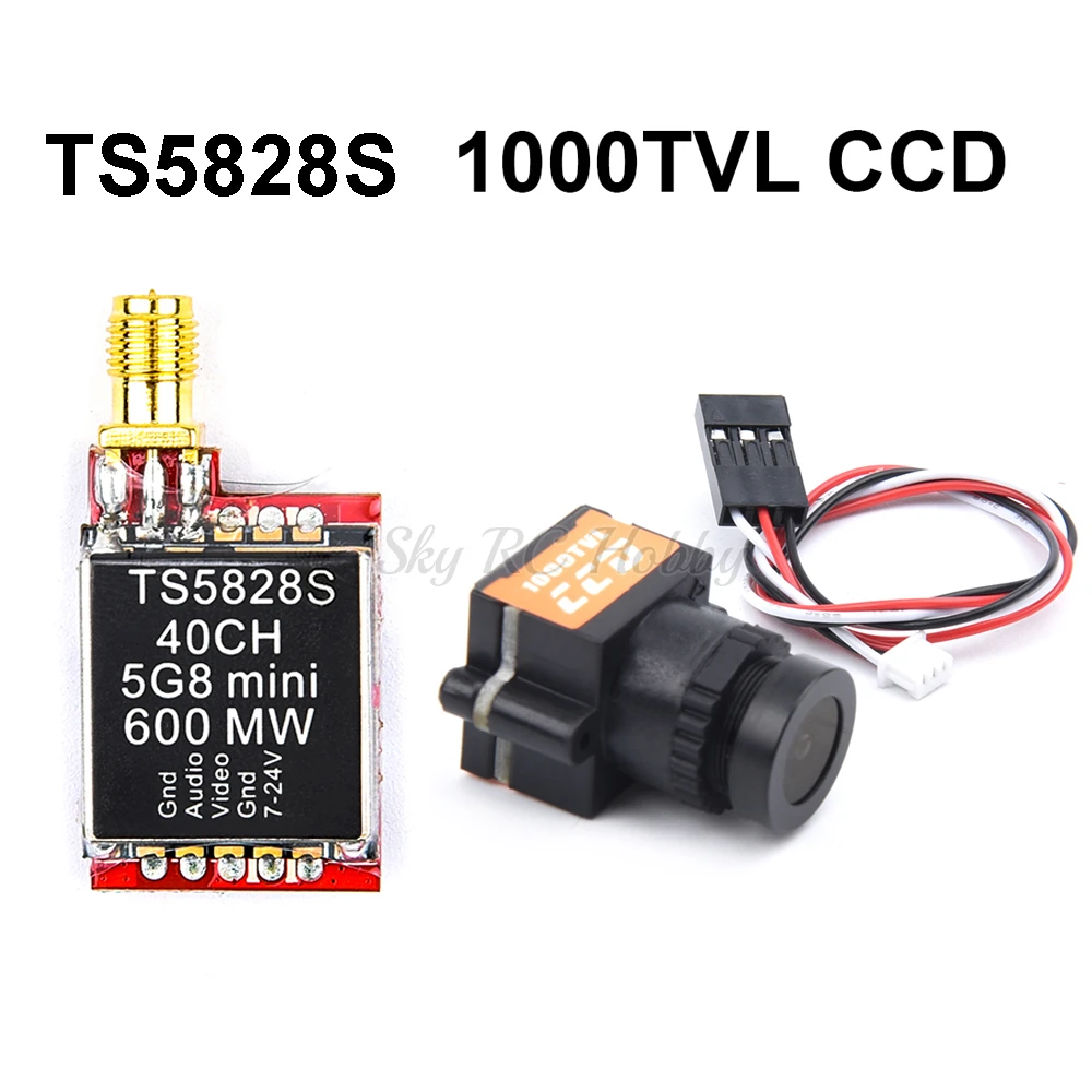 Fpv 1000tvl 1/3 Ccd 110 Degree 2.8mm Lens Fpv Camera Ntsc Pal ...