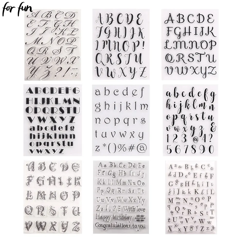 For-Fun-Silicone-Transparent-Letter-Seal-for-DIY-Clear-Alphabet-Decor ...
