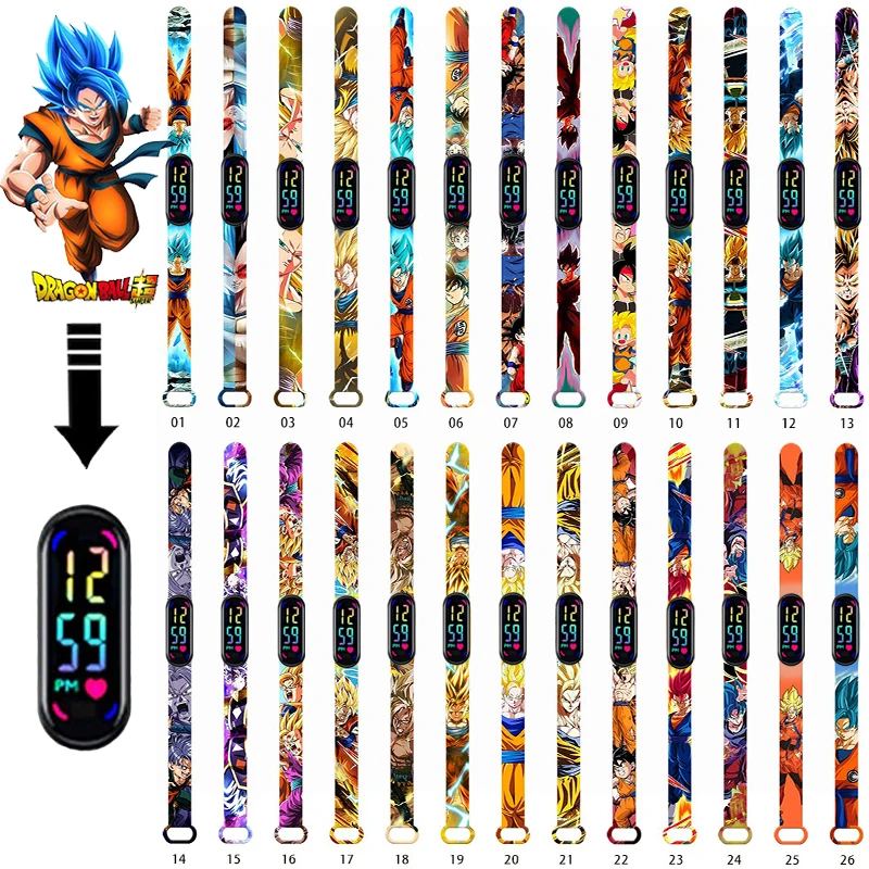 Pokemon-Dragon-Ball-Z-Children-s-Watches-Cartoon-Character-Saiyan ...