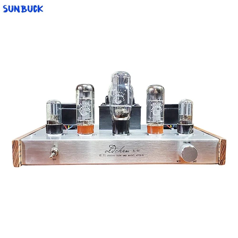 Sunbuck 5U4G 6H8C Laochen EL34 Bluetooth 5.0 12W 2.0 EL34 Vacuum Tube ...