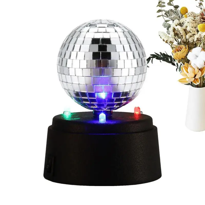 Ball-Decor-Disco-Light-Battery-Powered-Strobe-Part-Light-Disco-Ball ...
