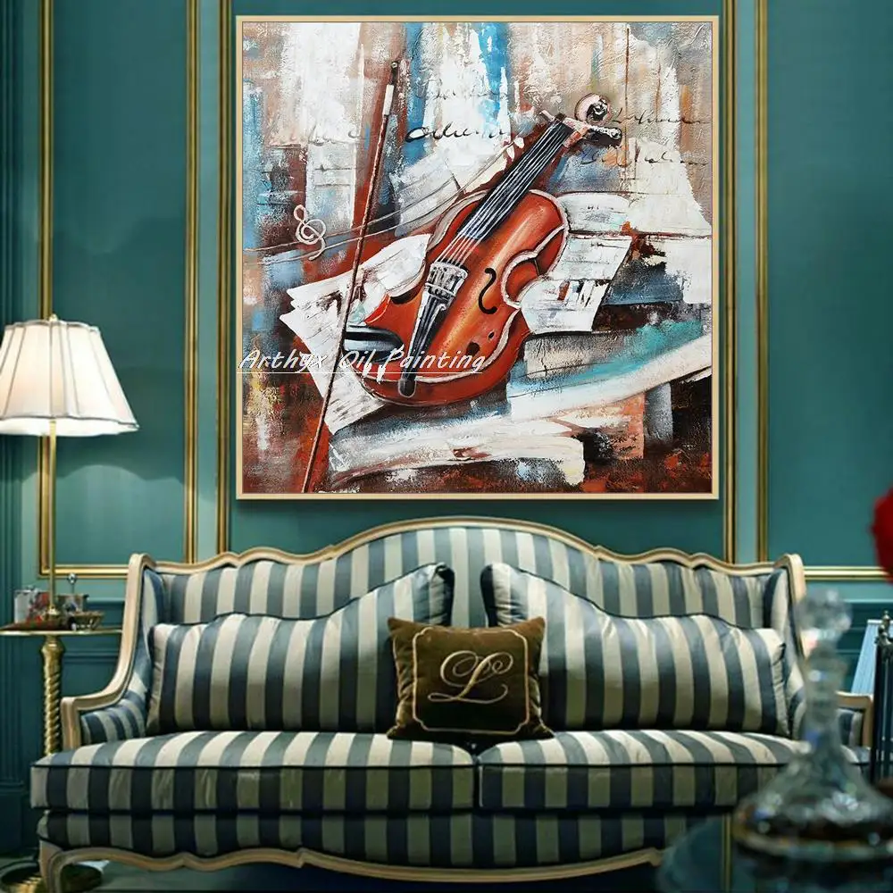 Abstract Violin Art