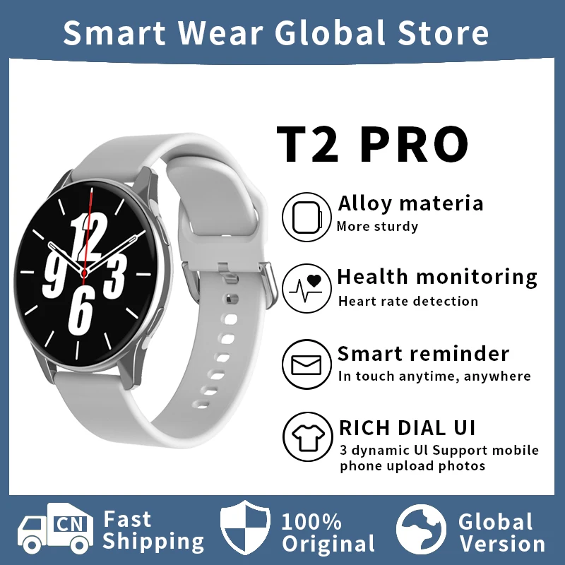 T2-PRO-Smart-Watch-Women-Blood-Pressure-Monitoring-Bluetooth-Call-Heart ...