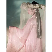 Antique Cosplay Hat Ancient Costume Hanfu Cos Hats Photo Fence Cover ...