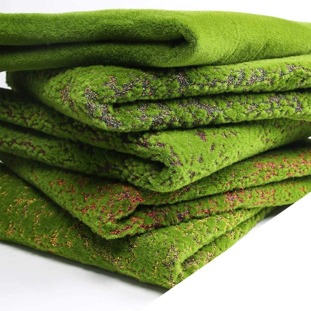 1x1m Artificial Moss Lichen Fake Moss Mat Grass Turf Simulation Green ...