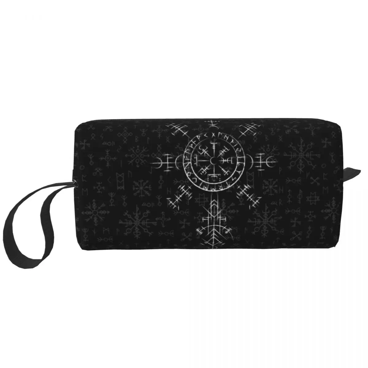 Custom-Lucky-Charm-Viking-Compass-Vegvisir-Toiletry-Bag-for-Vikings ...