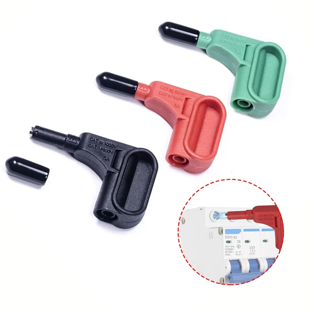 1PCS-DIY-Electronic-Multimeter-Magnetic-Head-4mm-Banana-Plug-Solderless ...