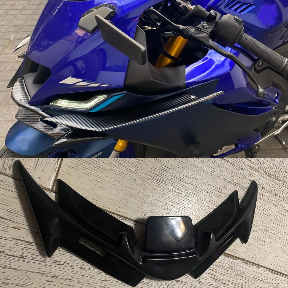 YZF-R125-Winglets-Motorcycle-Front-Fairing-Wing-Cover-Guard-Spoiler ...