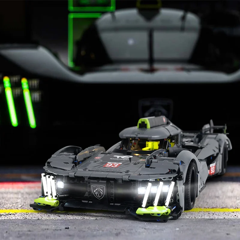 EASYLITE-Kit de blocs de construction de voitures, lumière LED, Hybrid ...