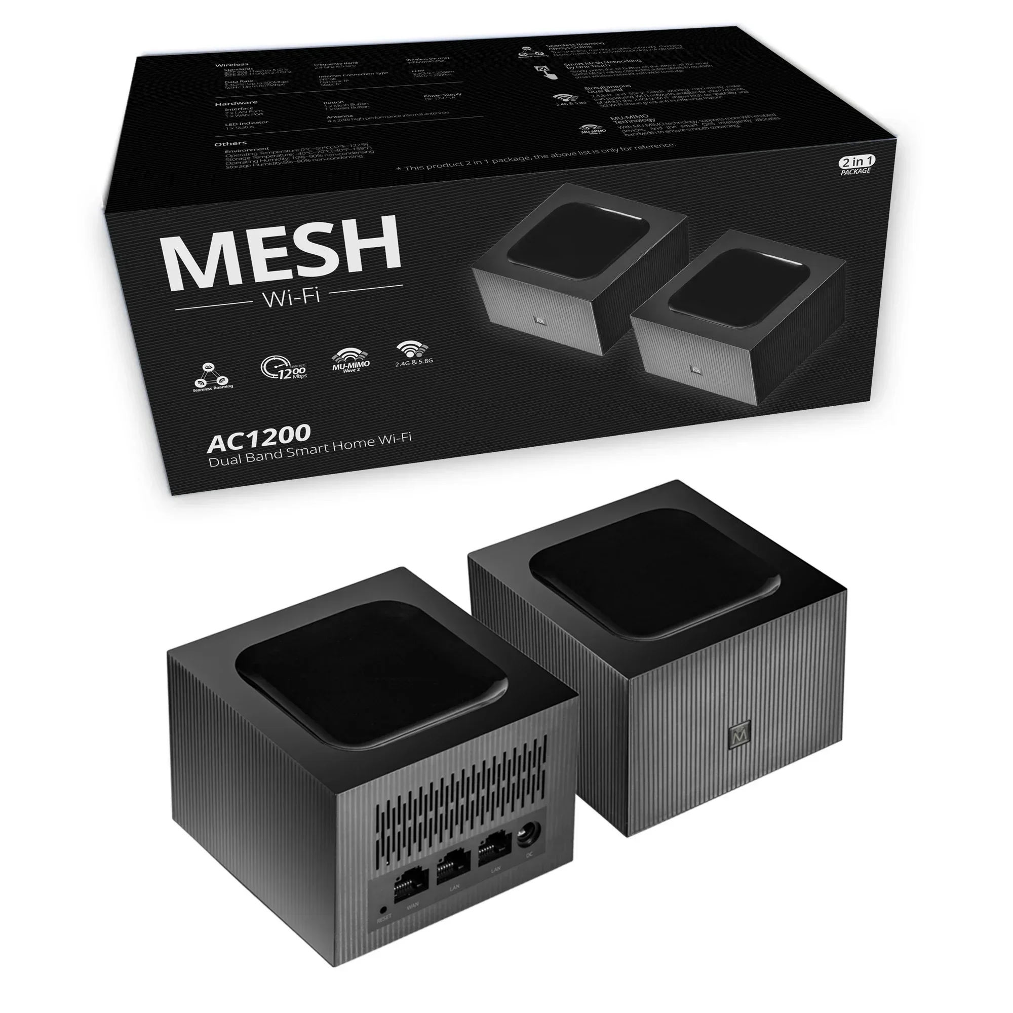 1200Mbps-Mesh-Router-System-2-4G-5-0GHz-Network-Router-Good ...