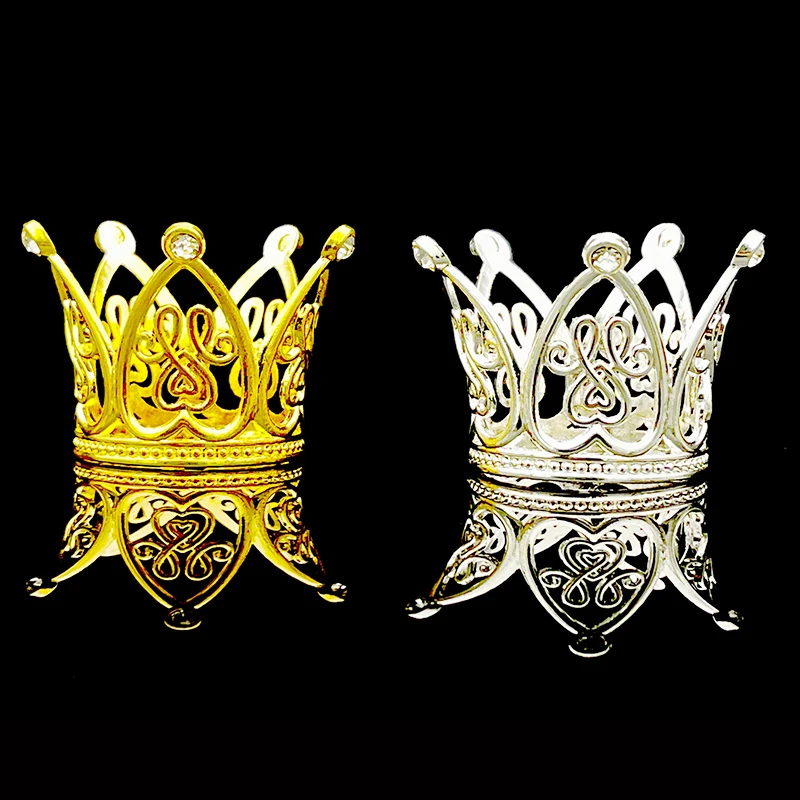 Mini-corona-peque-a-para-ni-a-corona-con-forma-de-coraz-n-Tiaras-para ...