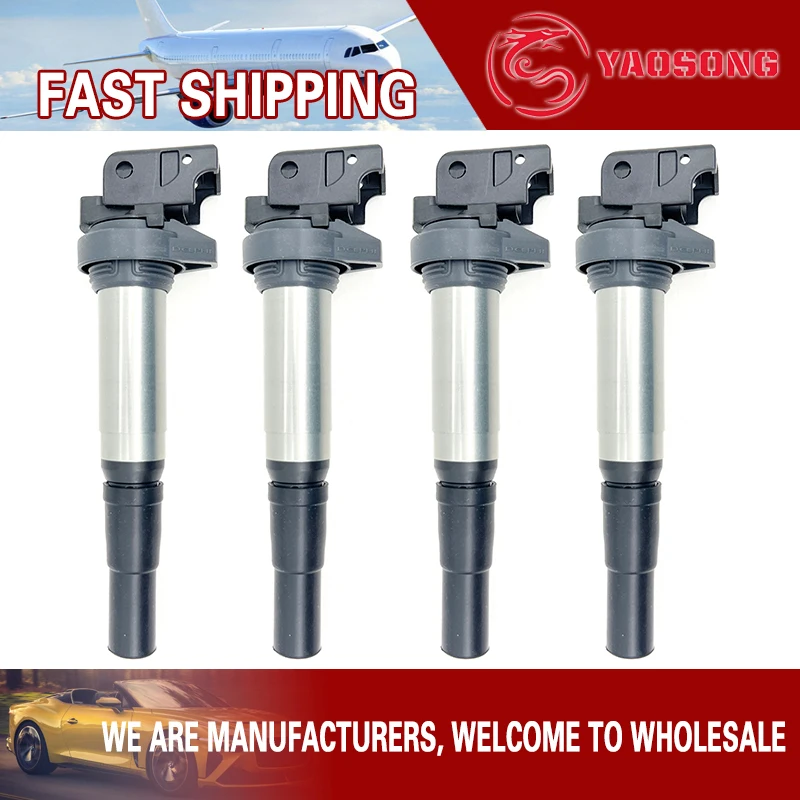 4PCS-IGNITION-COIL-FOR-DS3-DS4S-DS5LS-DS6-PEUGEOT-207CC-308CC-2008-3008 ...