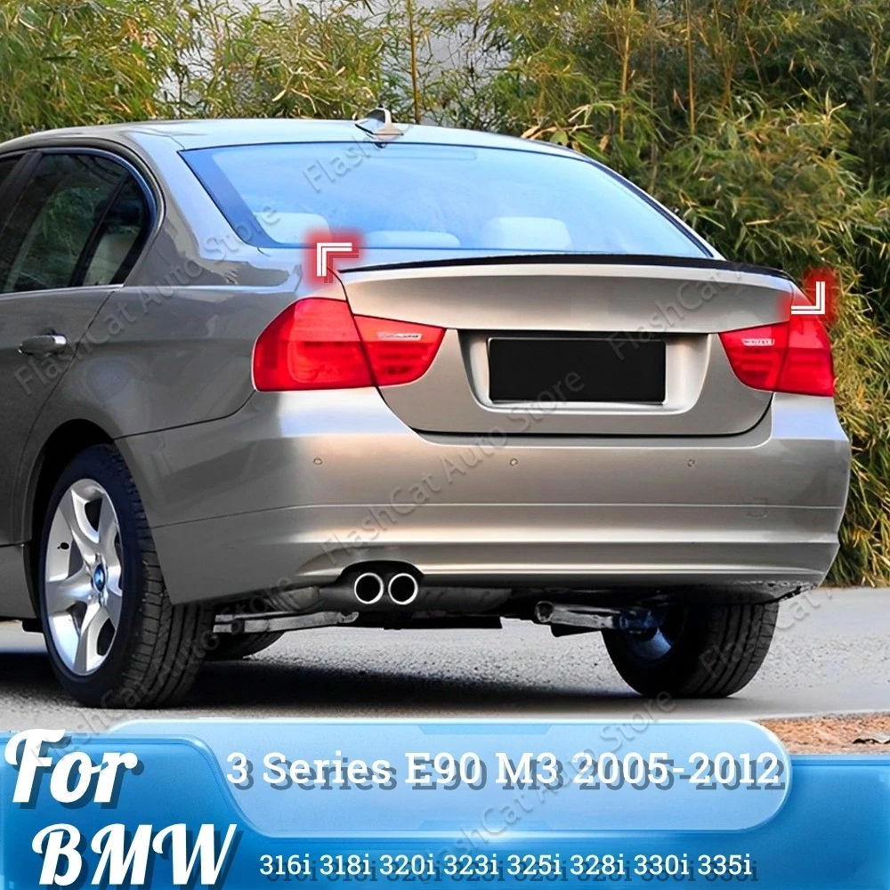 E90 Sedan M3 Style Rear Spoiler For BMW 3 Series 323i 325i 328i 335i ...