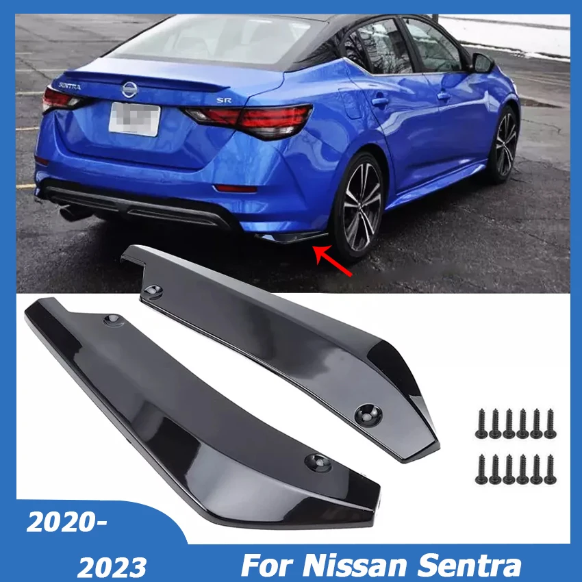 Para nissan sentra 2020-2023 40cm amortecedor traseiro divisor canard ...