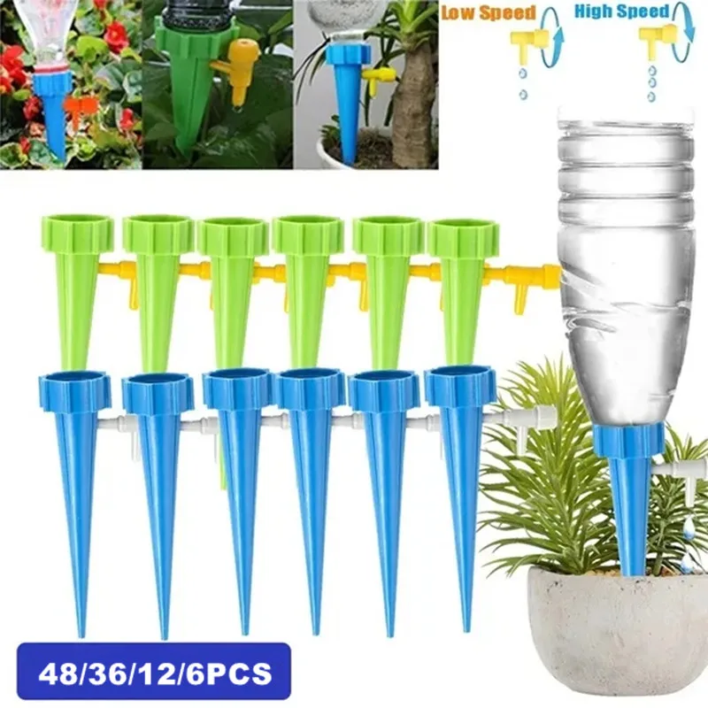Automatic-Drip-Irrigation-System-Self-Watering-Spike-for-Flower-Plants ...
