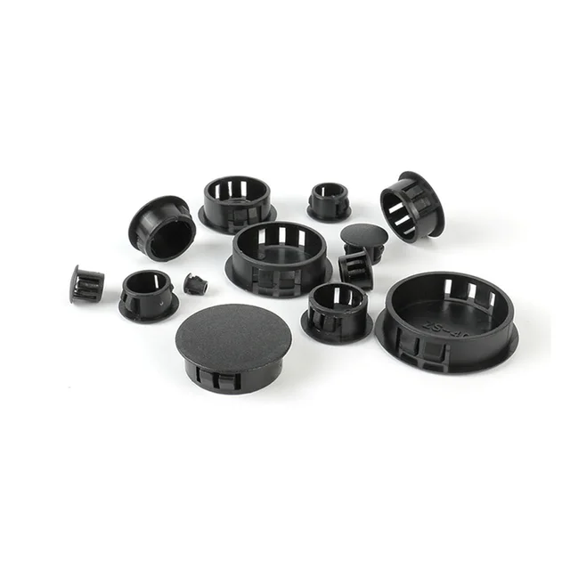 Round Nylon Hole Plug Dust Caps Plastic Plugs Head Decorative Cover ...