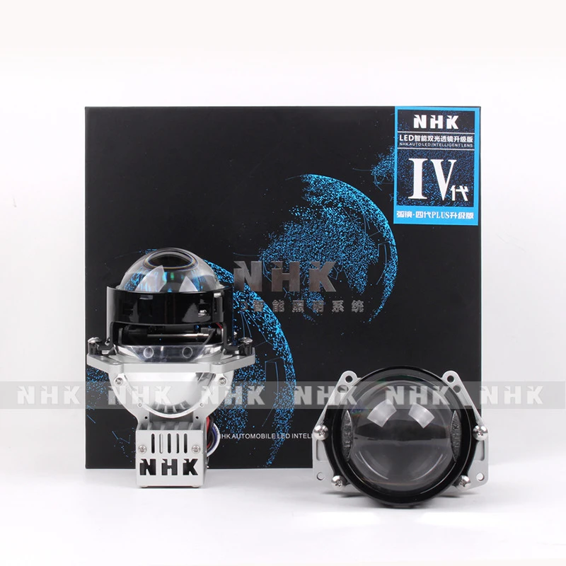 Nhk Iv Plus Bi-led Projector Bi-arc Lens 3.0 Inch Led Lighting Super Bright Wider Ouput - Car ...