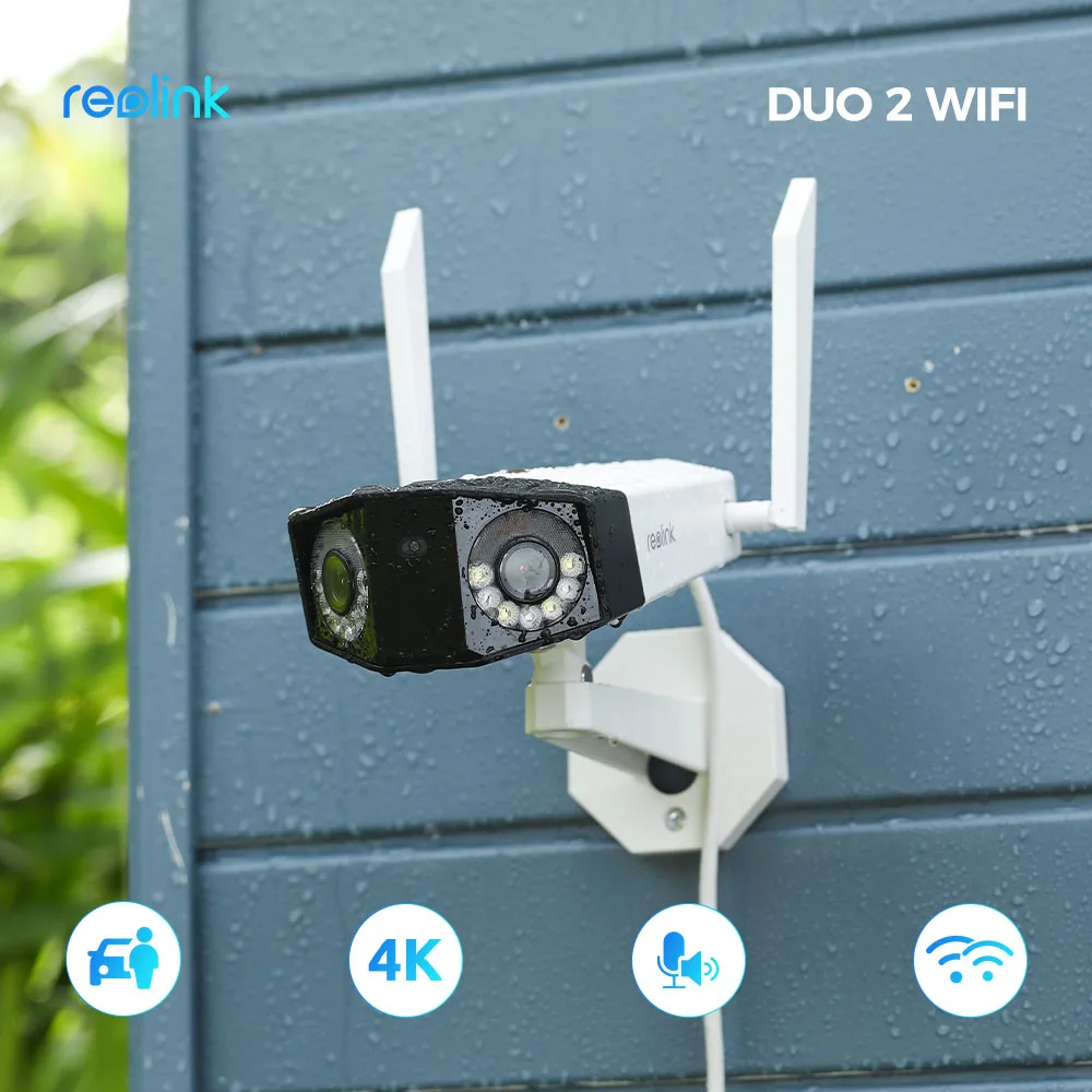 Reolink-Dual Lens Outdoor Security Camera, CCTV Proteção, Cam IP ...